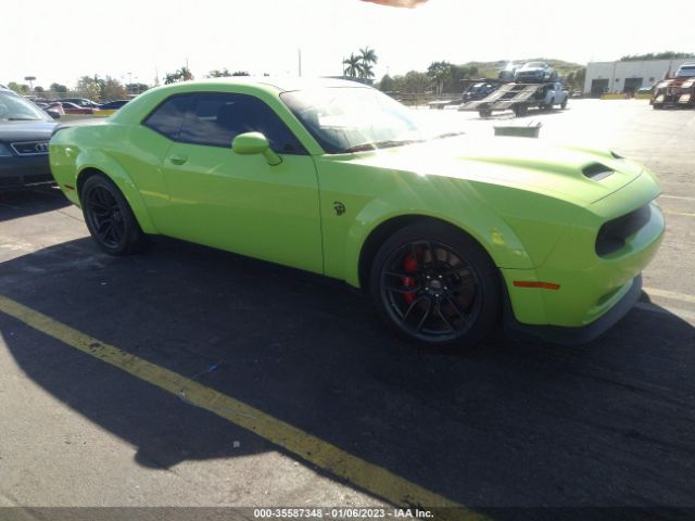 2C3CDZL9XKH618302, 2019 Dodge Challenger Srt Hellcat Redeye on IAAI