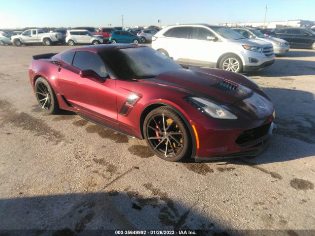 1G1Y12D79H5100933, 2017 Chevrolet Corvette Grand Sport 3lt on IAAI
