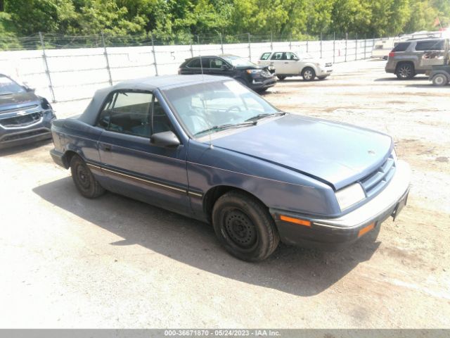 3B3XP45K2MT579191, 1991 Dodge Shadow on IAAI