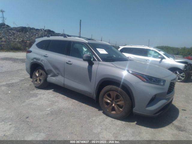 5TDABRCH8NS559353, 2022 Toyota Highlander Hybrid Bronze Edition vehicle ...