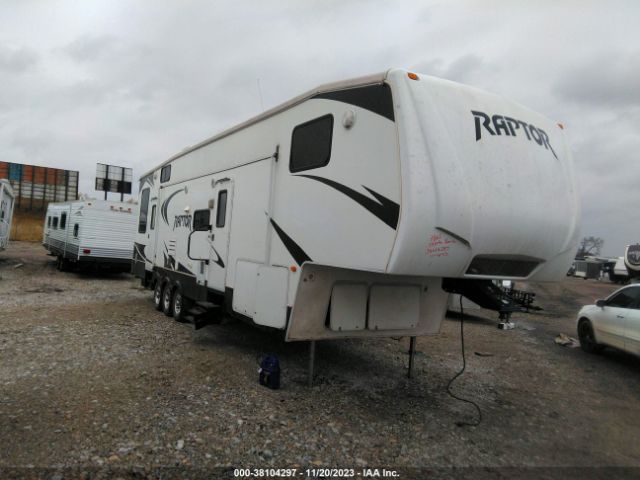 4YDF361308R801125, 2008 Keystone Raptor vehicle history