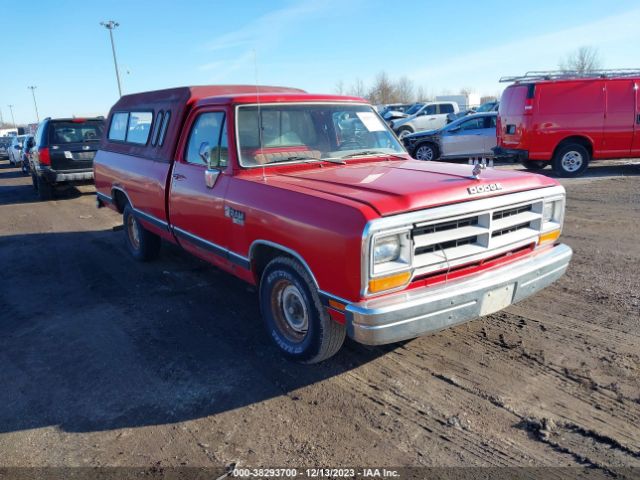 1B7HD14Y8JS684668, 1988 Dodge D-series D150 on IAAI