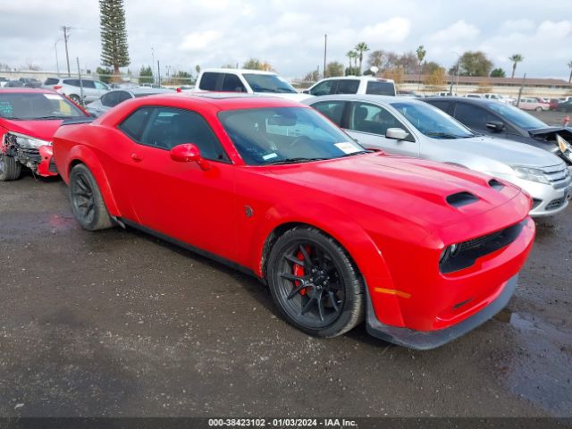 2C3CDZL93NH101413, 2022 Dodge Challenger Srt Hellcat Redeye Widebody on ...
