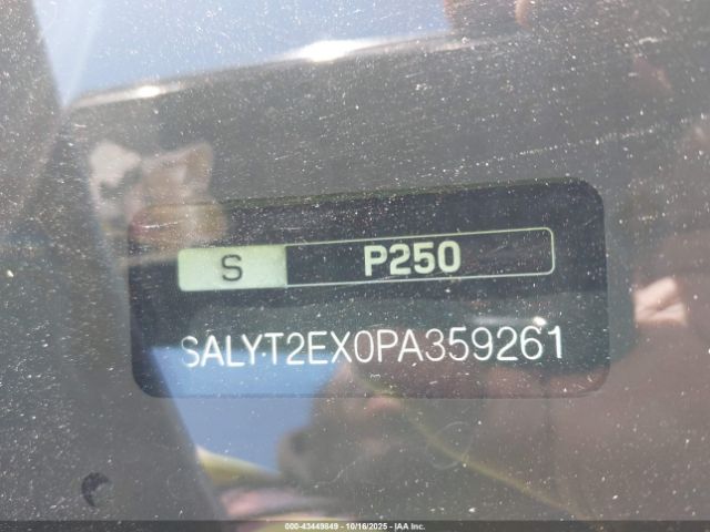 SALYT2EX0PA359261, 2023 Land Rover Range Rover Velar P250 R-dynamic S vehicle history