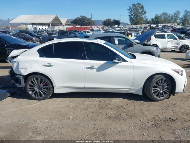 JN1FV7DR2NM390275, 2022 Infiniti Q50 Red Sport 400 Awd vehicle history