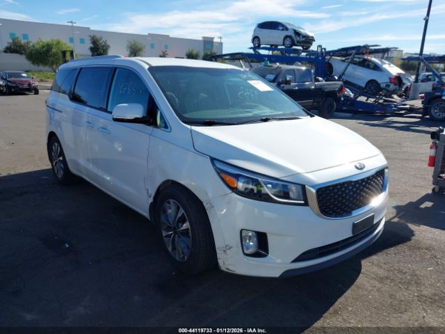 KNDMC5C1XF6037590, 2015 Kia Sedona Sx vehicle history