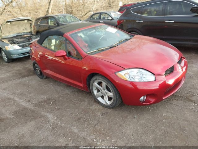 4A3AL25F58E006179, 2008 Mitsubishi Eclipse Spyder Gs vehicle history