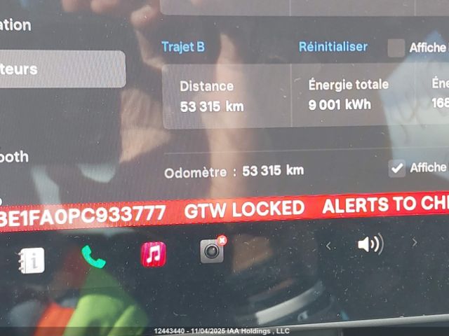 LRW3E1FA0PC933777, 2023 Tesla Model 3 Rwd vehicle history