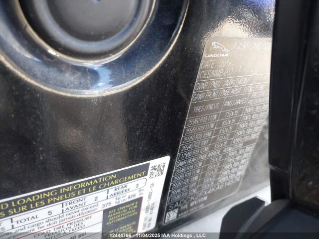 SADCK2FX4KA614574, 2019 Jaguar F-pace 25t Prestige vehicle history