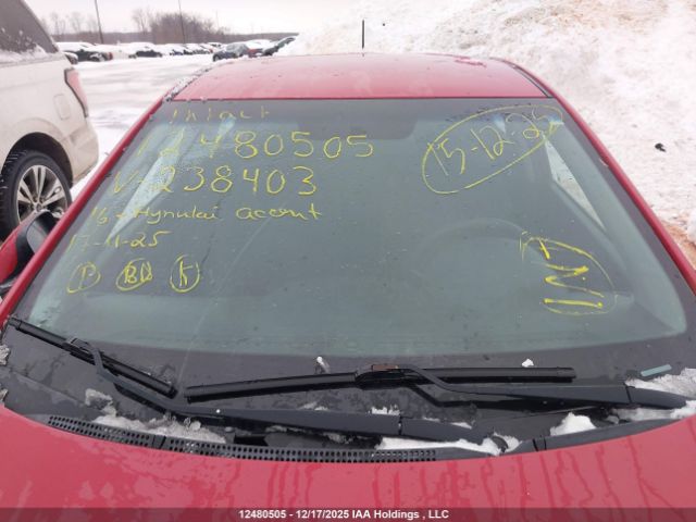 KMHCT5AE1GU238403, 2016 Hyundai Accent vehicle history