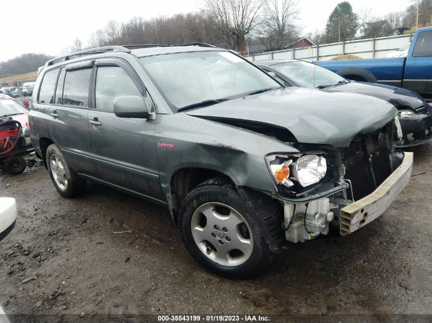 Price & History 2006 Toyota Highlander W/3rd Row/limited W 3.3l Dohc ...