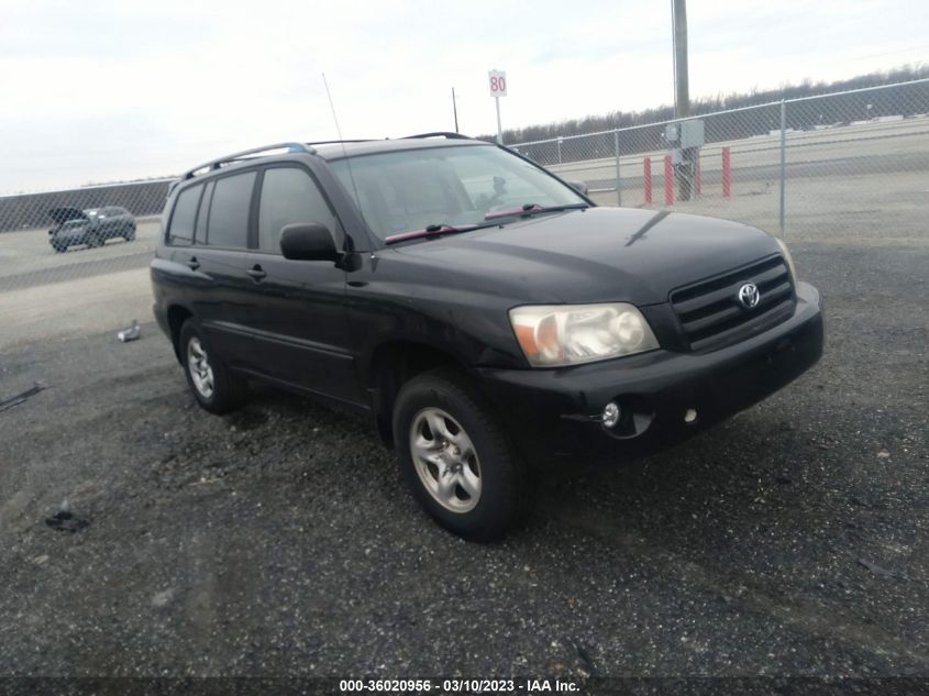 Price & History 2006 Toyota Highlander W/3rd Row/limited W 3.3l Dohc ...