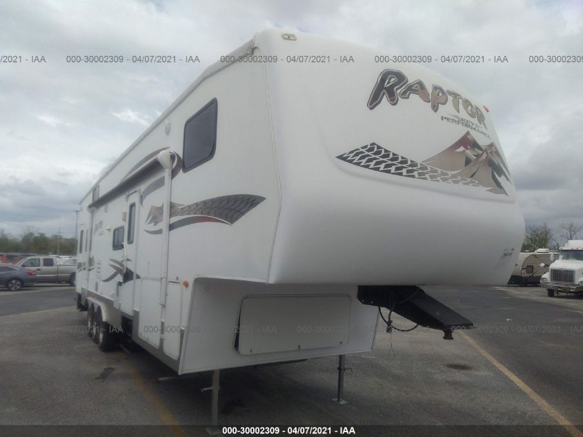 VIN: 4YDF361397R800490 | KEYSTONE RAPTOR 2007 historia del auto - Stat.vin