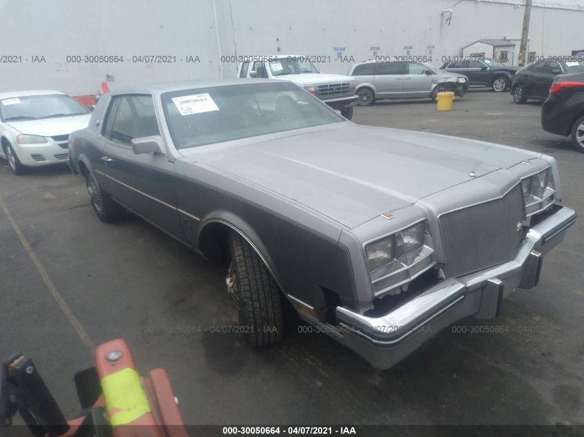 VIN: 1G4EZ57Y6FE439554 | BUICK RIVIERA 1985 car history - Stat.vin