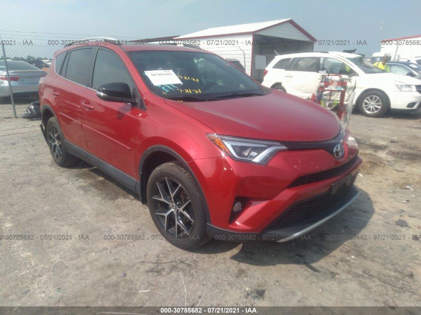 VIN: 2T3JFREV0GW536349 | TOYOTA RAV4 2016 SE Red 2.5L DOHC 4-CYLINDER W ...