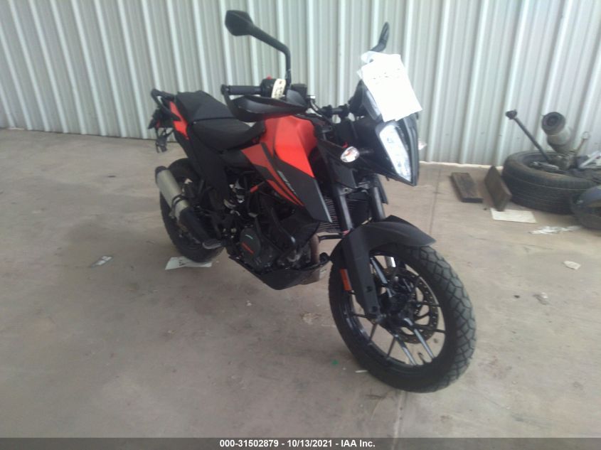 VIN: MD2JGJ403LC212355 | KTM 390 2020 ADVENTURE Orange Unknown free car ...