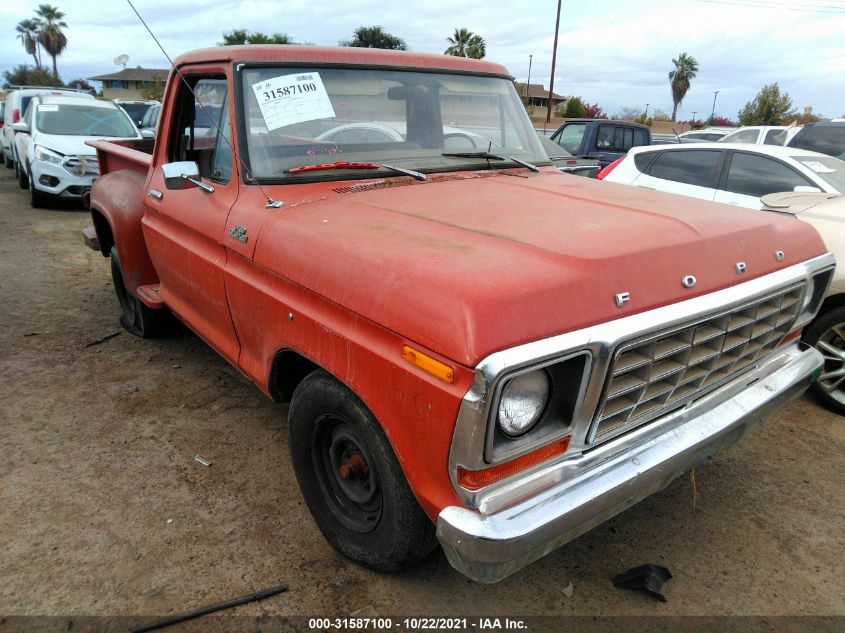 VIN: F10GRBA8867 | FORD F100 1978 car history - Stat.vin