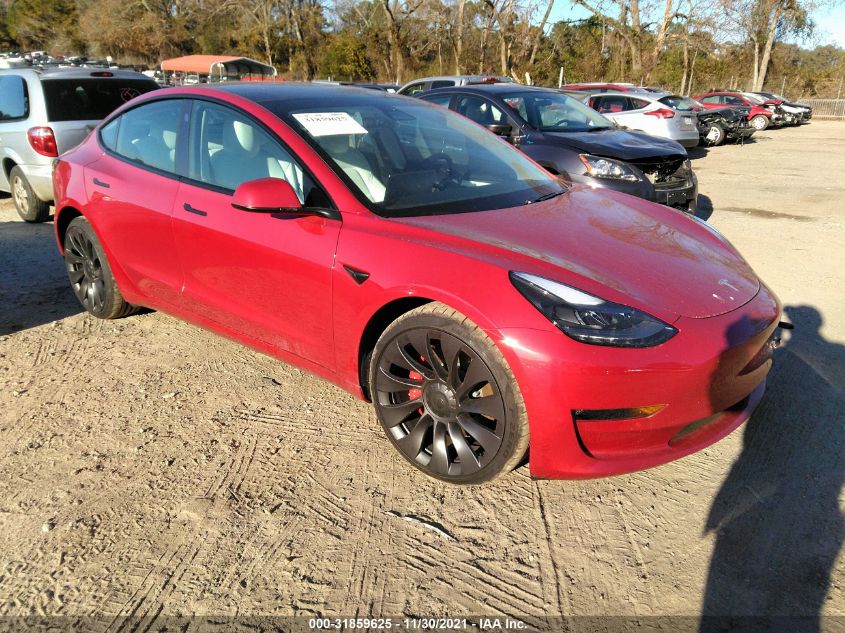 5YJ3E1EC1MF055488 Tesla Model 3 2021 Купить из США