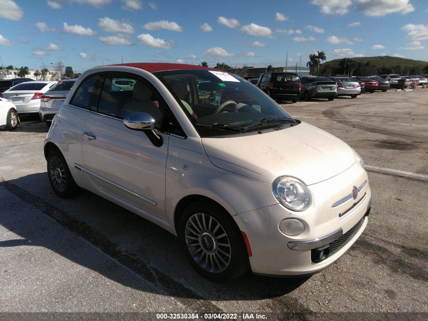 VIN: 3C3CFFER5CT213978 | FIAT 500 2012 LOUNGE White 1.4L 16-VALVE I4 ...