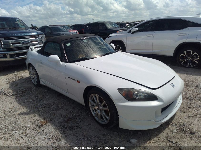 VIN: JHMAP21454T003329 | HONDA S2000 2004 historia del auto - Stat.vin