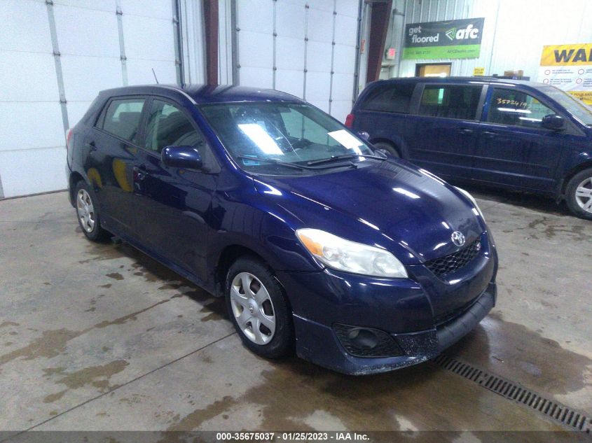 VIN: 2T1KE40E39C018296 | TOYOTA MATRIX 2009 car history - Stat.vin