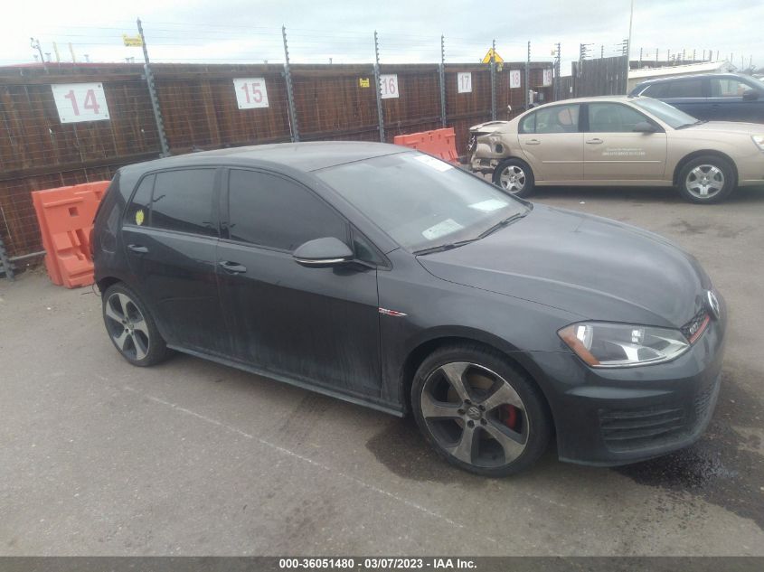 VIN: 3VW5T7AU9HM044639 | VOLKSWAGEN GOLF GTI 2017 car history - Stat.vin
