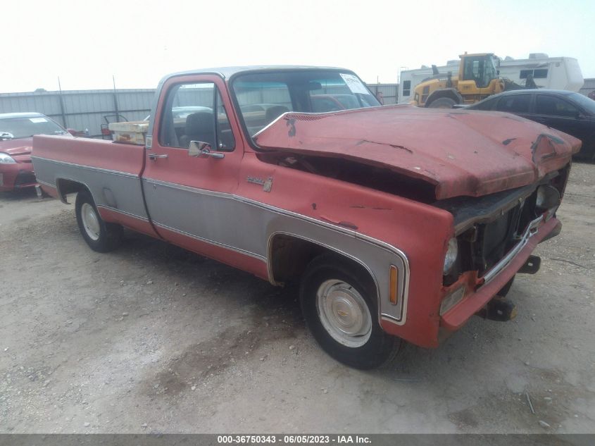 VIN: CCL14AF343523 | CHEV C10 FLEETSIDE W/SHOR 1980 car history - Stat.vin