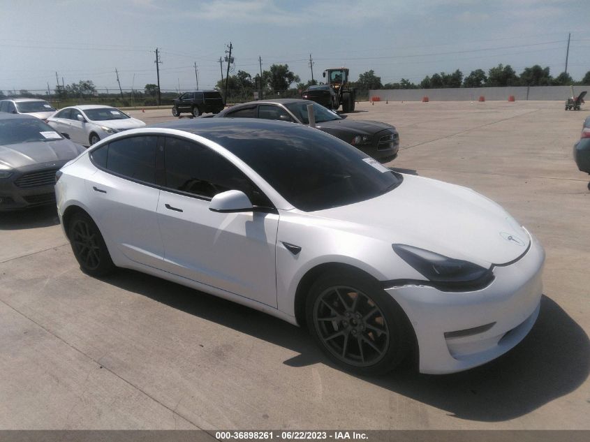 5YJ3E1EB3MF020037 Tesla Model 3 2021 Купить из США