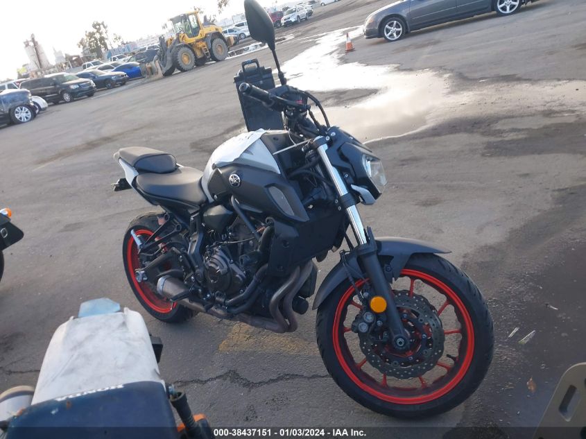 JYARM27Y3KA001140 Yamaha Mt07 2019 689.0 Купить из США